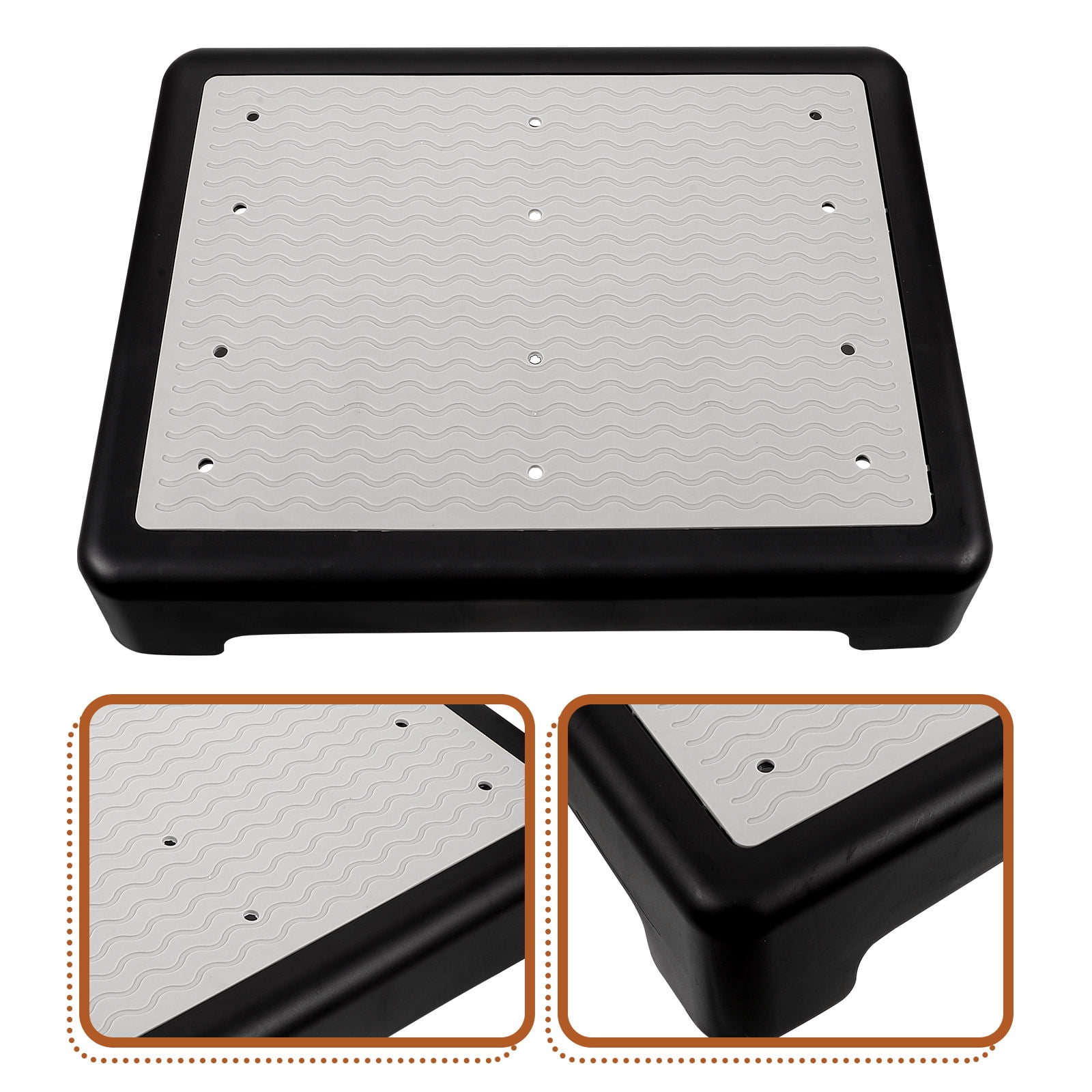 Raindrops Folding Step Stool Plastic Step Stool Portable Car Step Stool ...