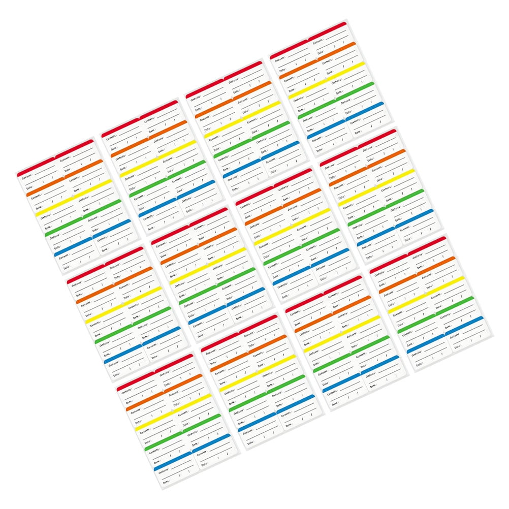 Raindrops Food Storage Labels for Freezer and Refrigerator Assorted ...