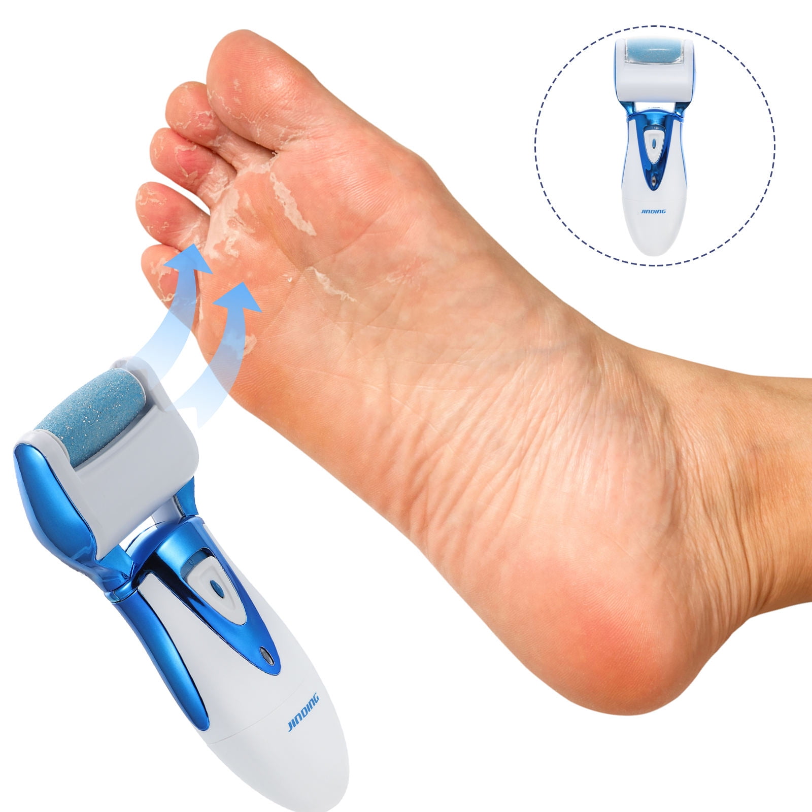 Raindrops Foot Sander Remover Electric Pedicure Tool File with Multiple ...