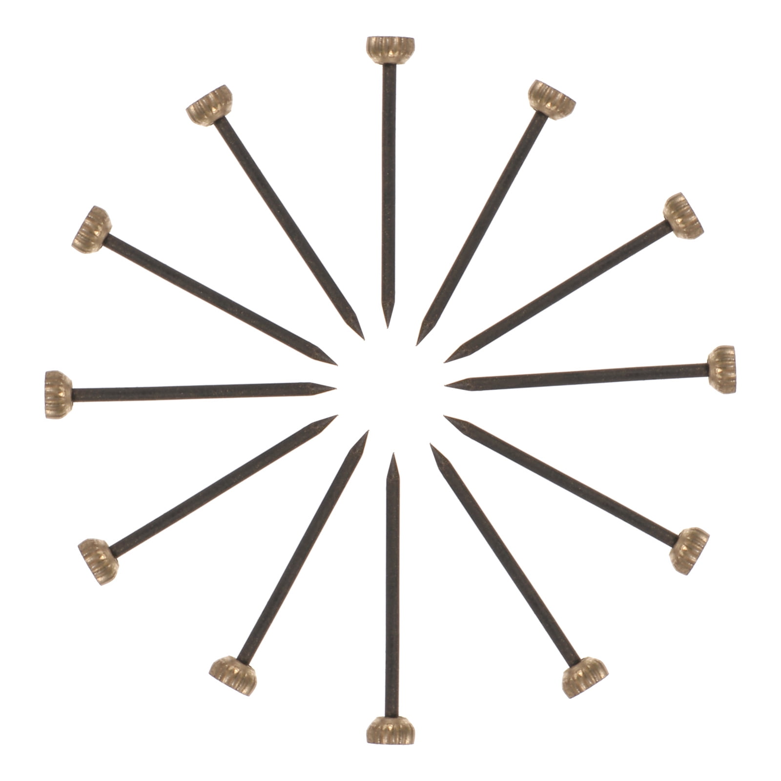 Raindrops Frame Fixing Nails Picture Hangers Black Alloy 60Pcs Diy ...