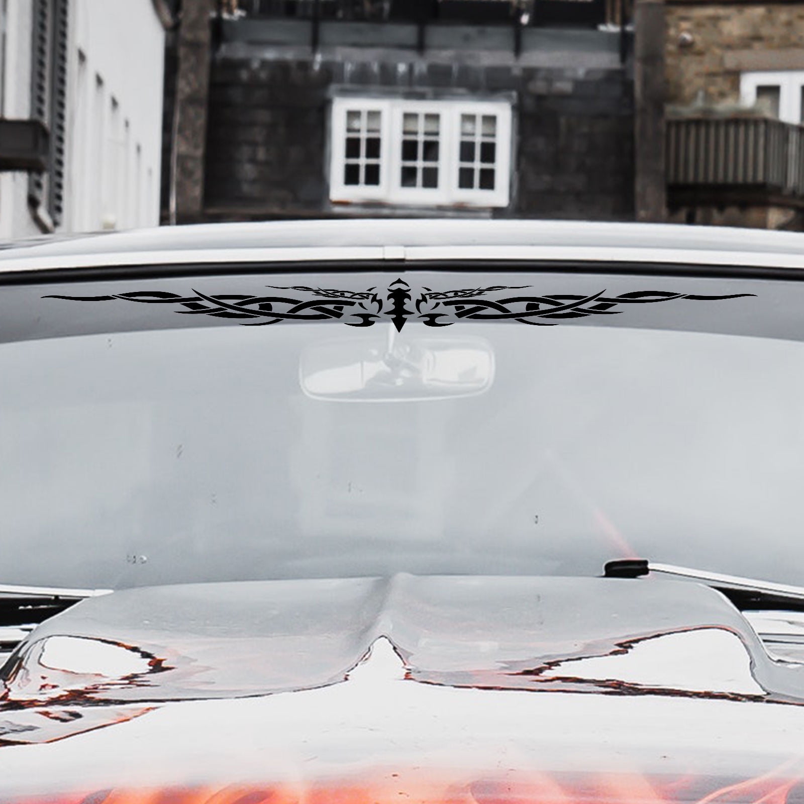 Raindrops Front Windshield Decal Reflective Car Sticker Car Stickers ...