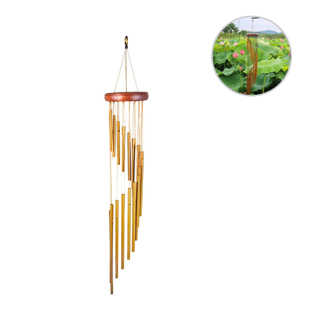 Raindrops Frosted Pipe Wind Chime Tuning Tube Man - Walmart.com