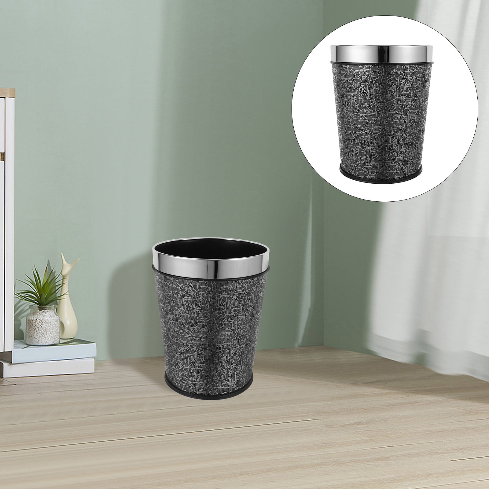 Raindrops Garbage Storage Bucket Small Trashcan Wastebaskets Office ...