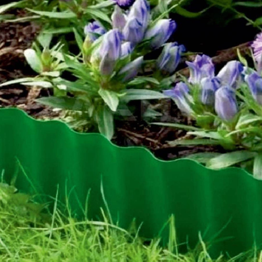 Raindrops Garden Landscape Edging Border Plastic Green for Homeowners ...