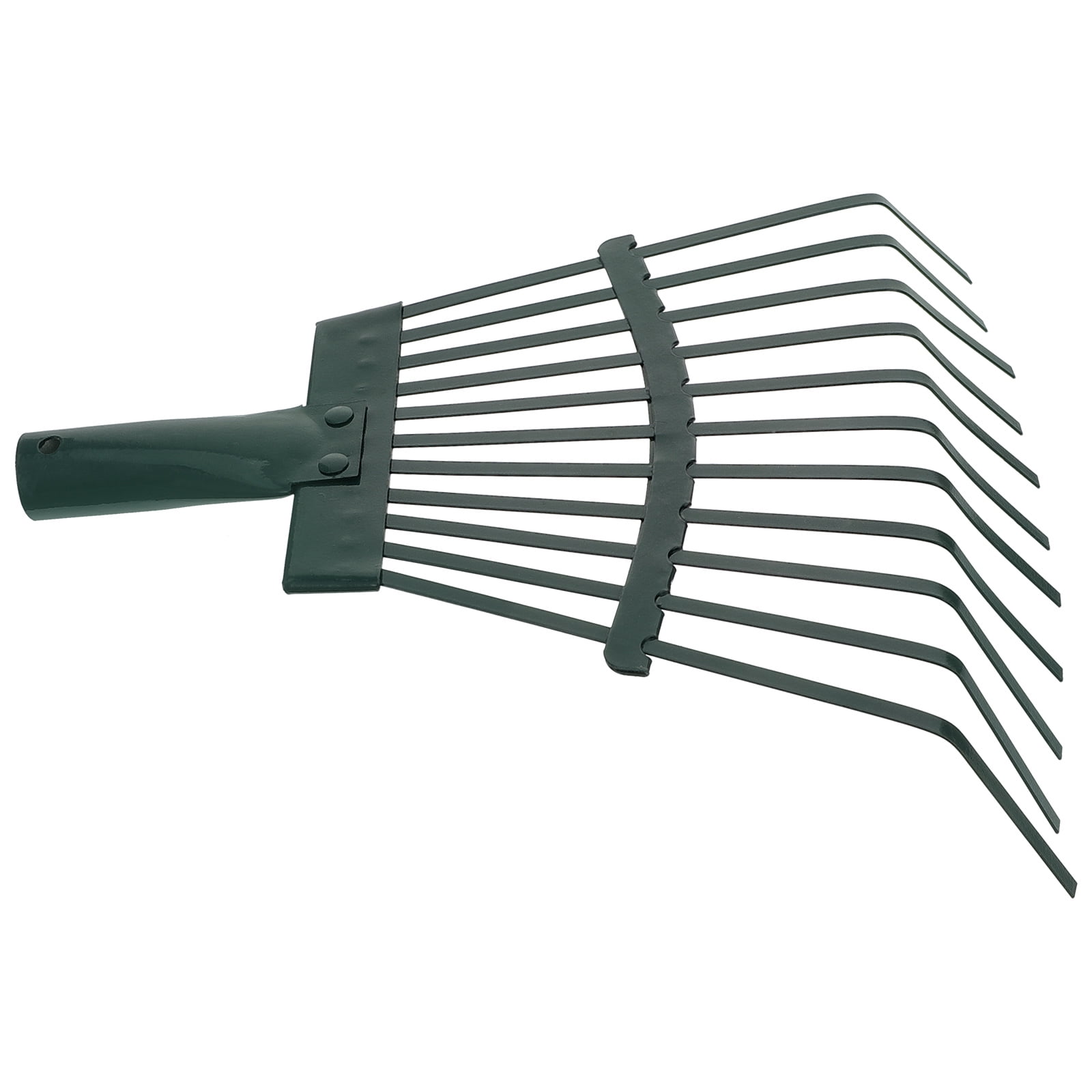 Raindrops Garden Leaf Rake with Carbon Steel Teeth for Efficient ...