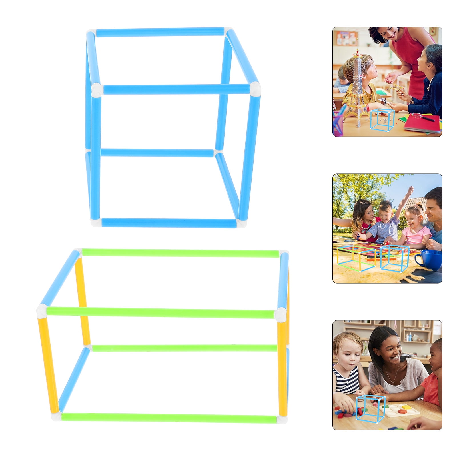Raindrops Geometric Shapes Learning Toys Cuboid Frame Model - Walmart.com