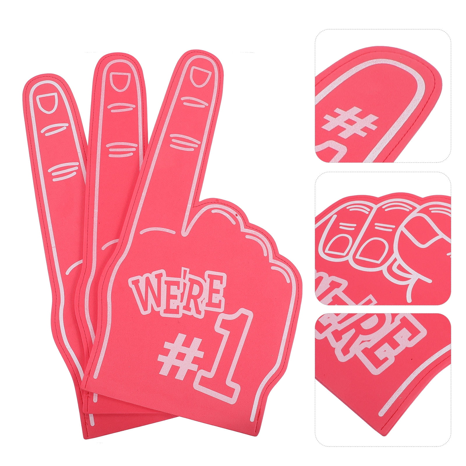 Raindrops Giant Foam Finger for Sports Events Made of EVA Red Color ...