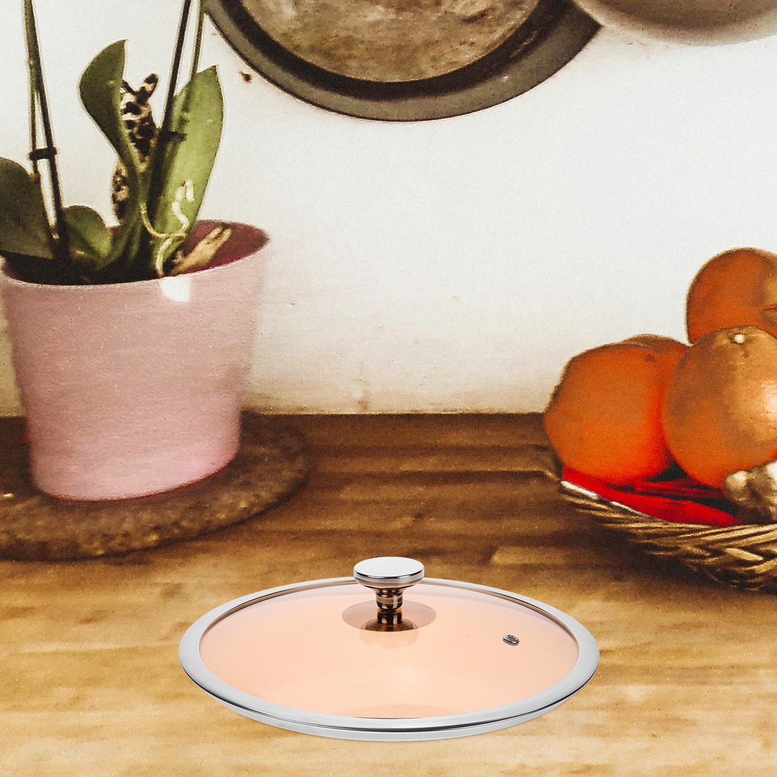 Raindrops Glass Pan Lid Kitchen Glass Saucepan Frying Pan Lid ...