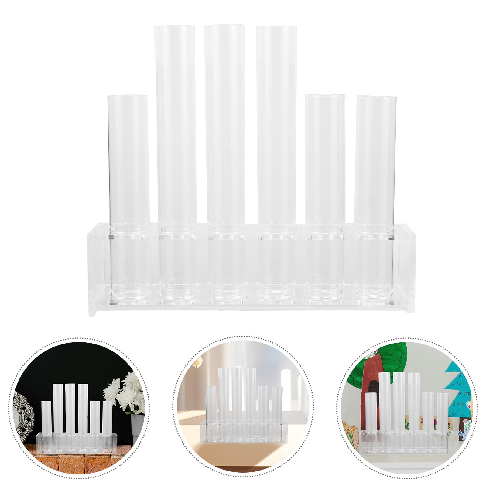 Raindrops Glass Test Tube Planter Set Clear Propagation Tubes for ...