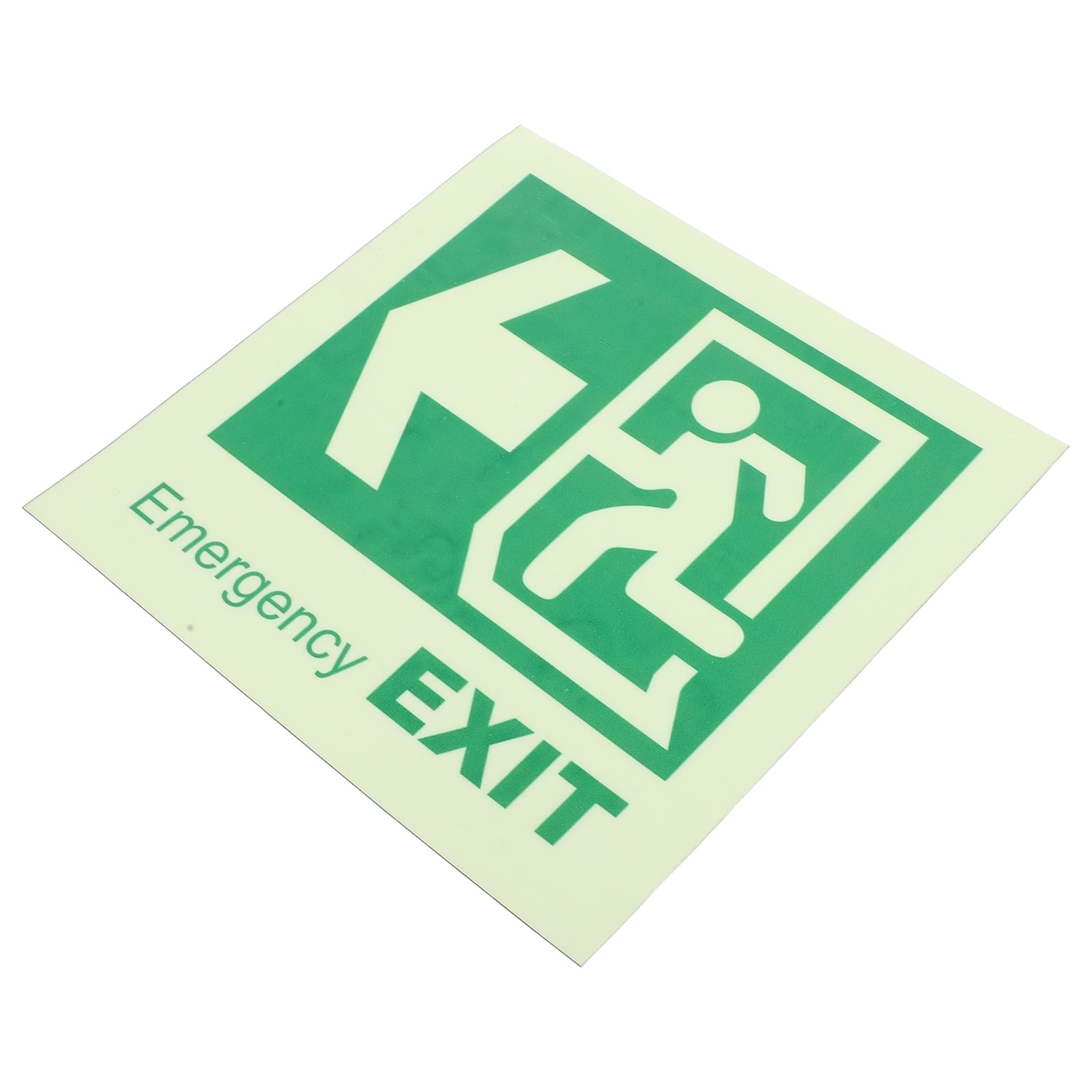 Raindrops Glow In The Dark Exit Sign Directional Sign Sticker Floor ...