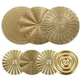 Raindrops Gold Accented Wall Decor Golden Disc Hanging Work - Walmart.com