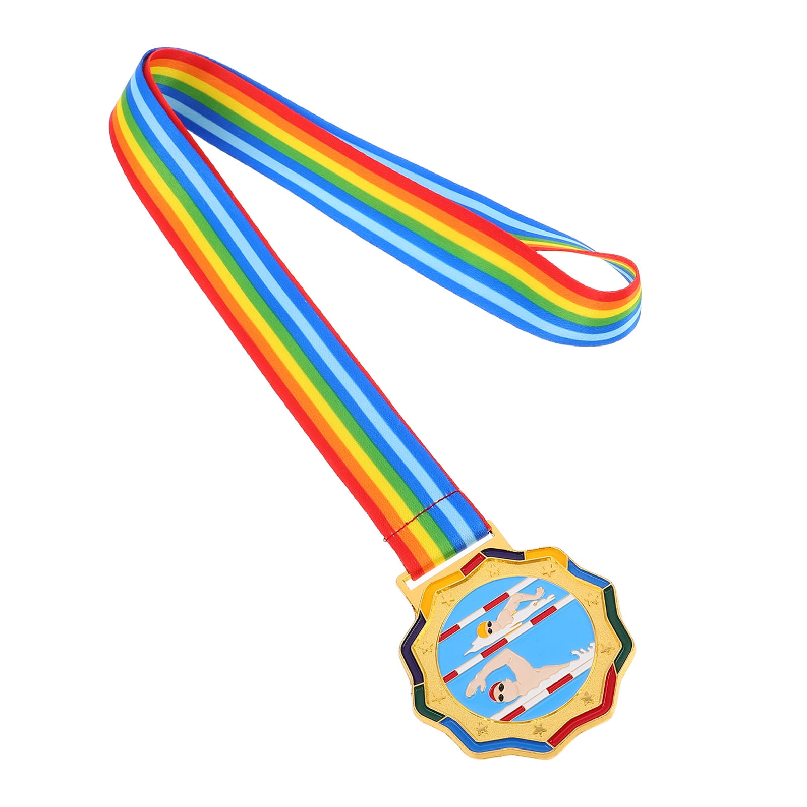 Raindrops Gold Award Ribbon First Place Medal with Neck Ribbons ...