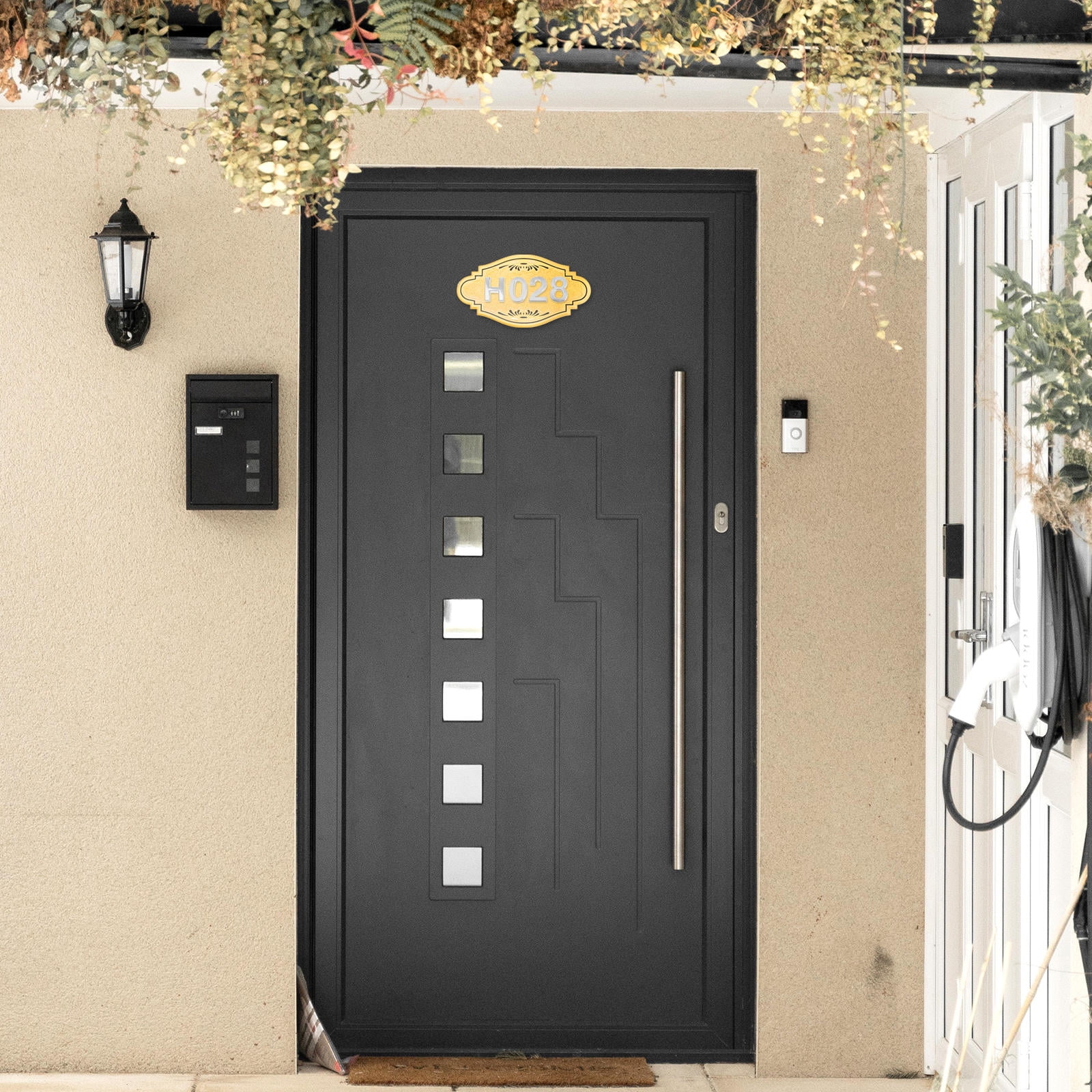 Raindrops Golden Acrylic 3D Number Sign for Decoration Durable and ...