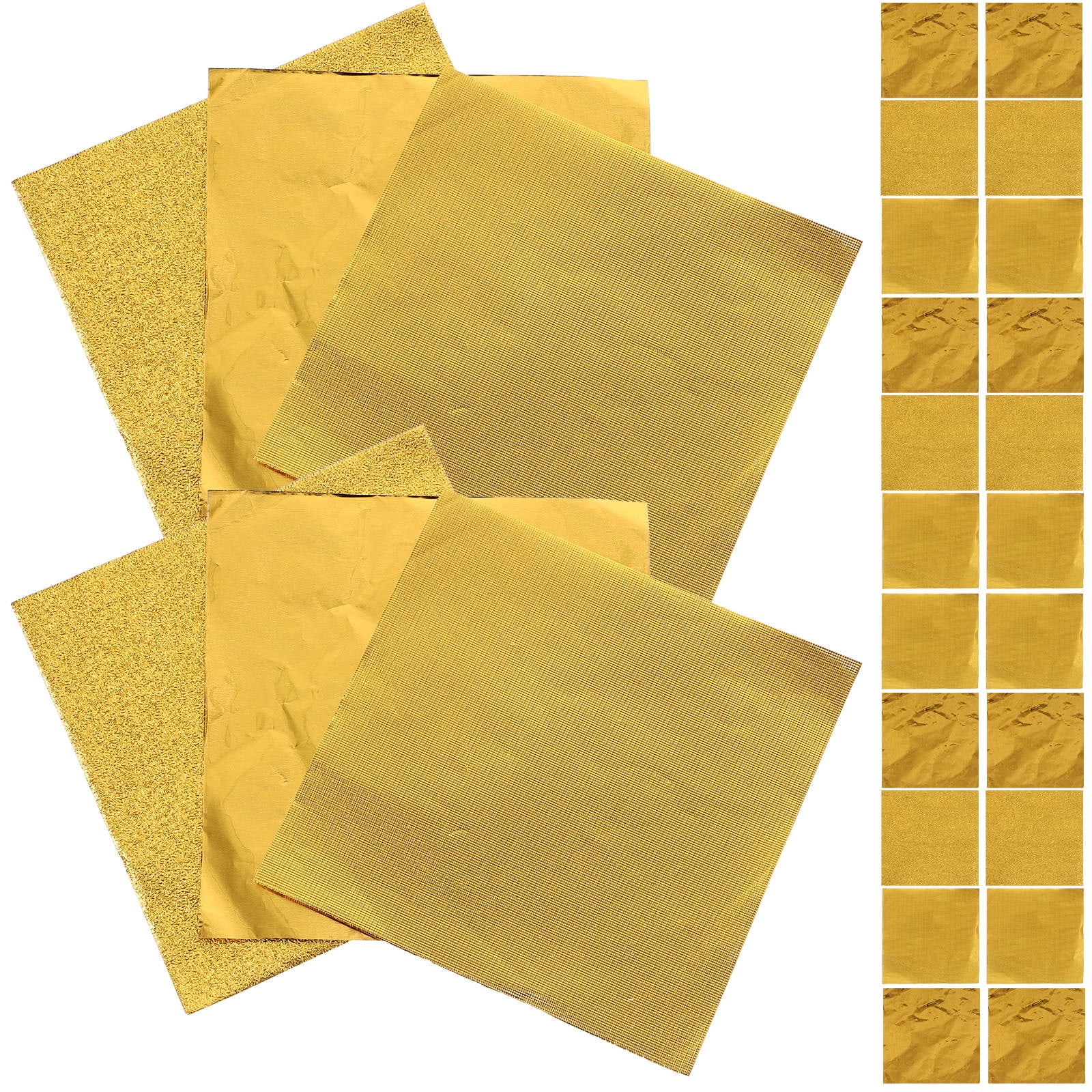 Raindrops Golden Aluminum Foil Candy Wrappers for Decor Food Storage ...