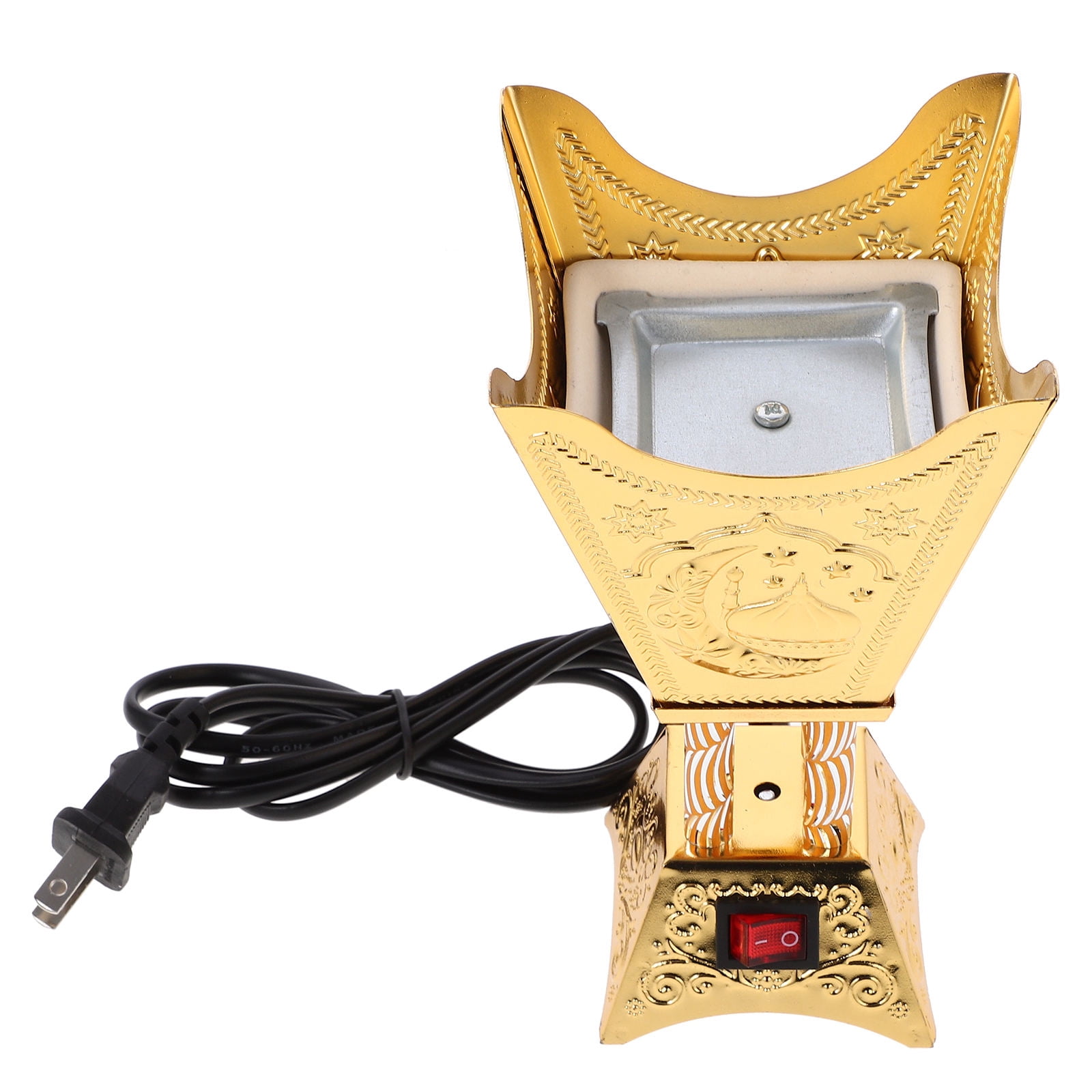 Raindrops Golden Electric Incense Burner for Decoration with Arab Style ...