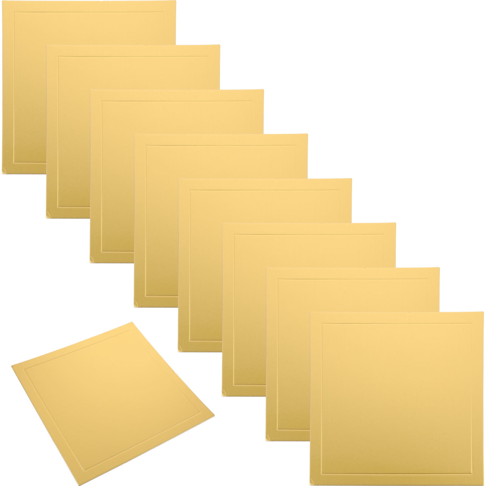 Raindrops Golden Paperboard Cake Board for Decoration Lightweight ...