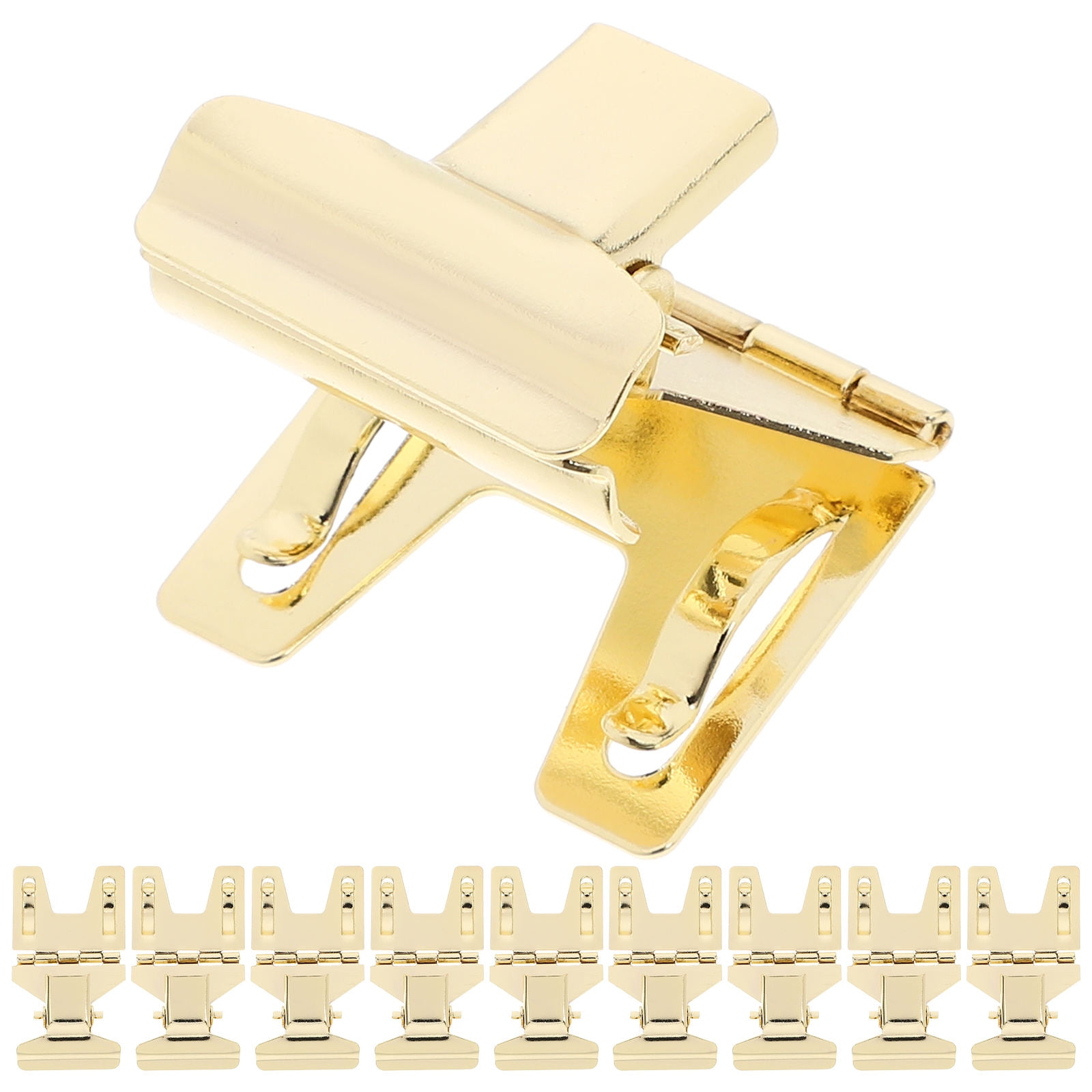 Raindrops Golden Stainless Steel Price Tag Holder with Bracket Clip for ...