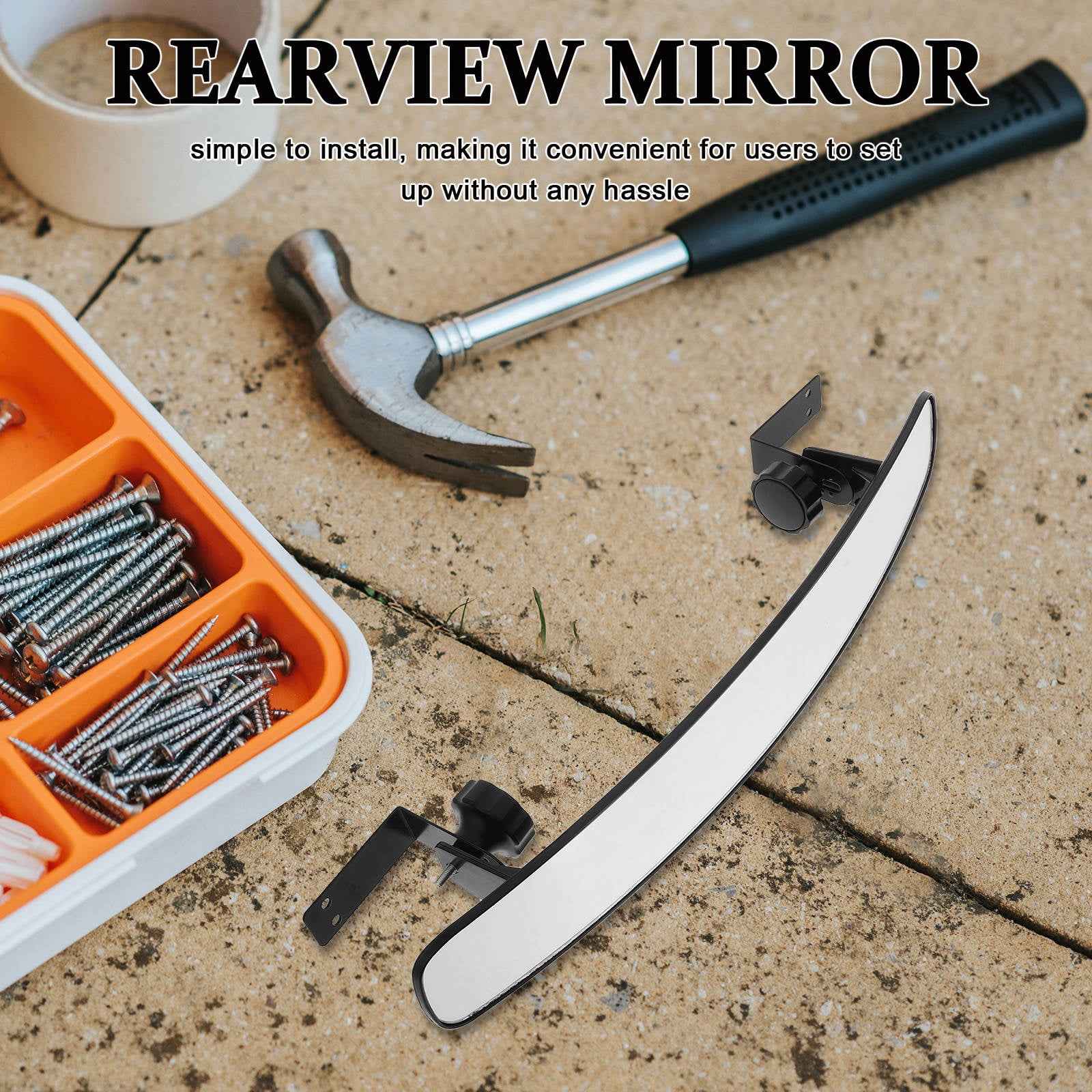 Raindrops Golf Cart Mirrors Golf Cart Rear View Mirror Convex Mirror ...