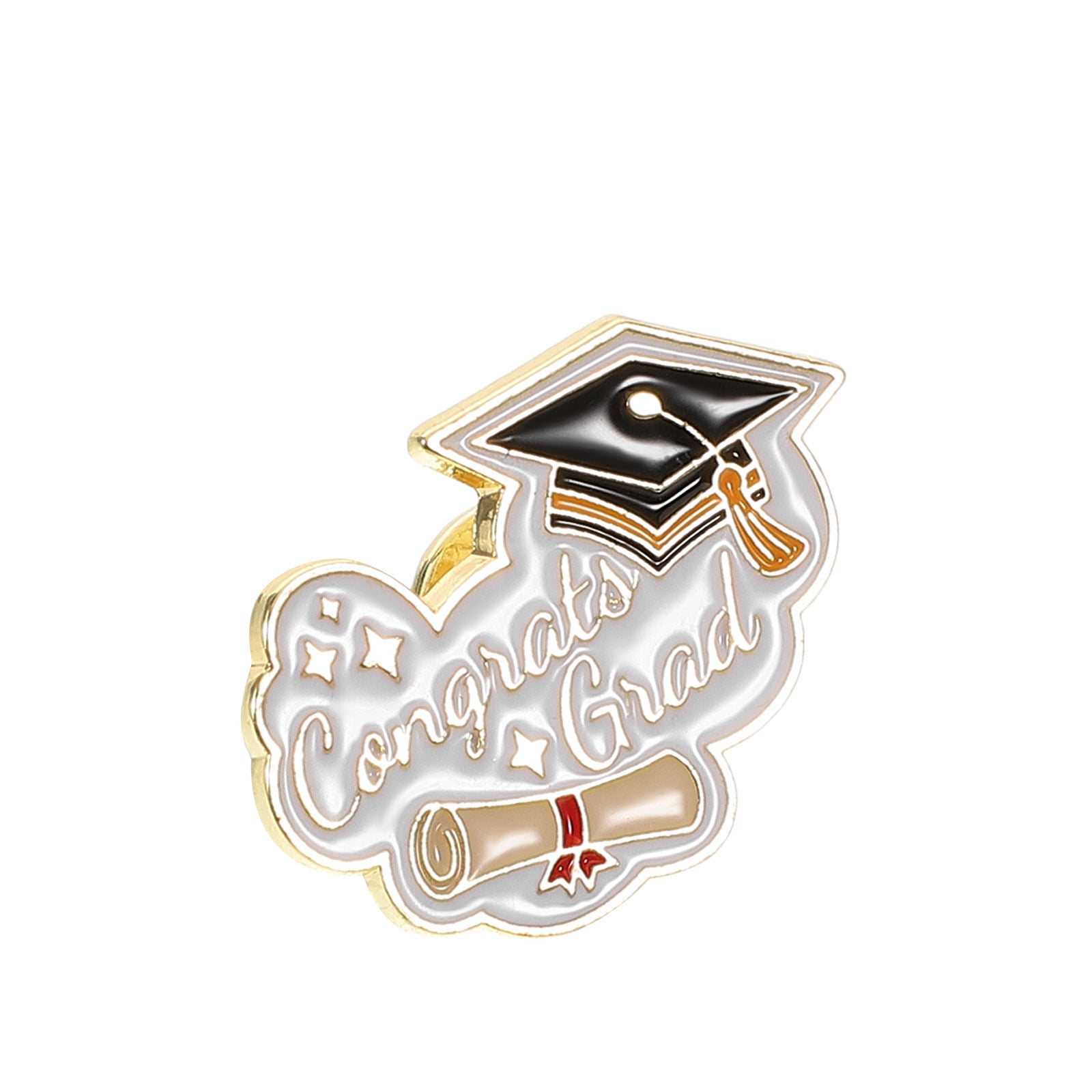 Raindrops Graduation Memorial Lapel Pin 1Set Square Alloy Badge Style ...