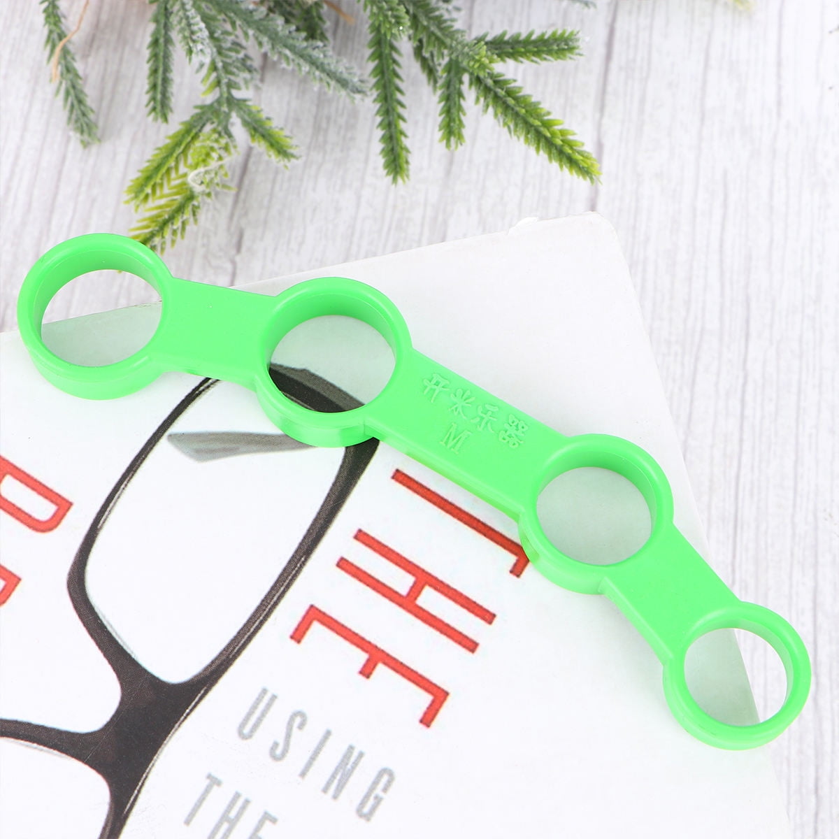 Raindrops Green ABS Guitar Finger Expansion Sleeves for Practice ...