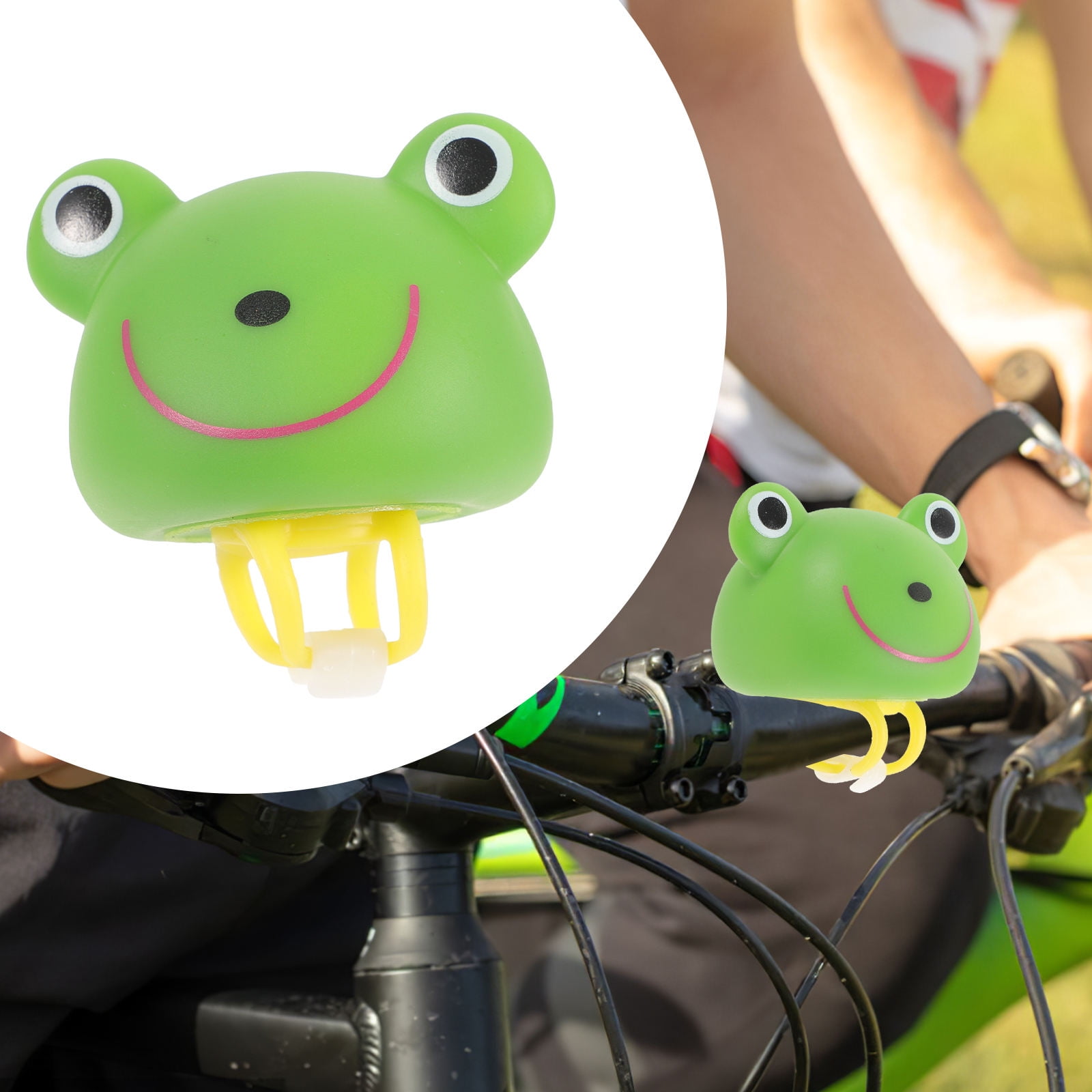 Raindrops Green Portable Bike Horn Multi Function Bell for Bicycle ...