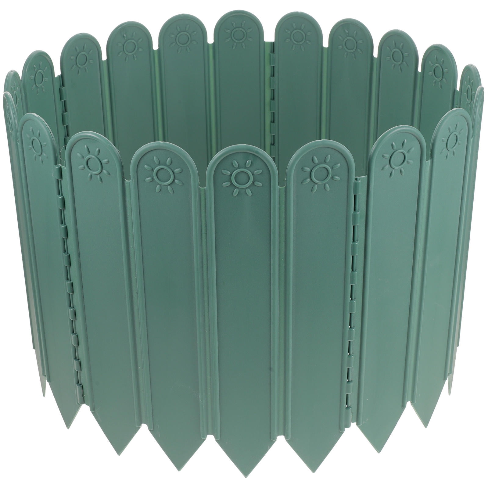 Raindrops Green Plastic Garden Fence for Decoration with Smooth Surface ...