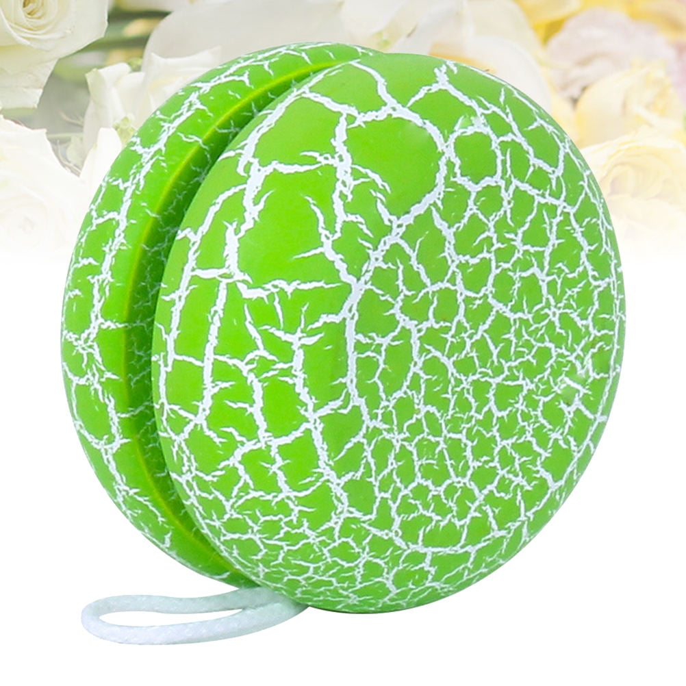 Raindrops Green Yoyo Ball Toy with Vivid Crack Design for Kids Playing ...