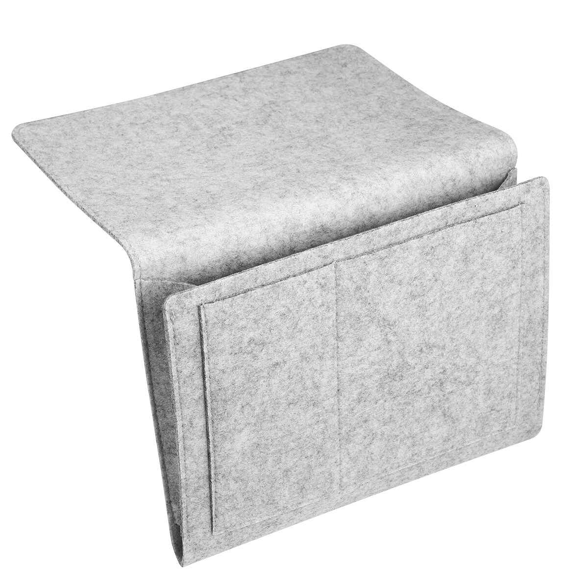 Raindrops Grey Felt Kitchen Storage Bag for Home Organization and Easy ...