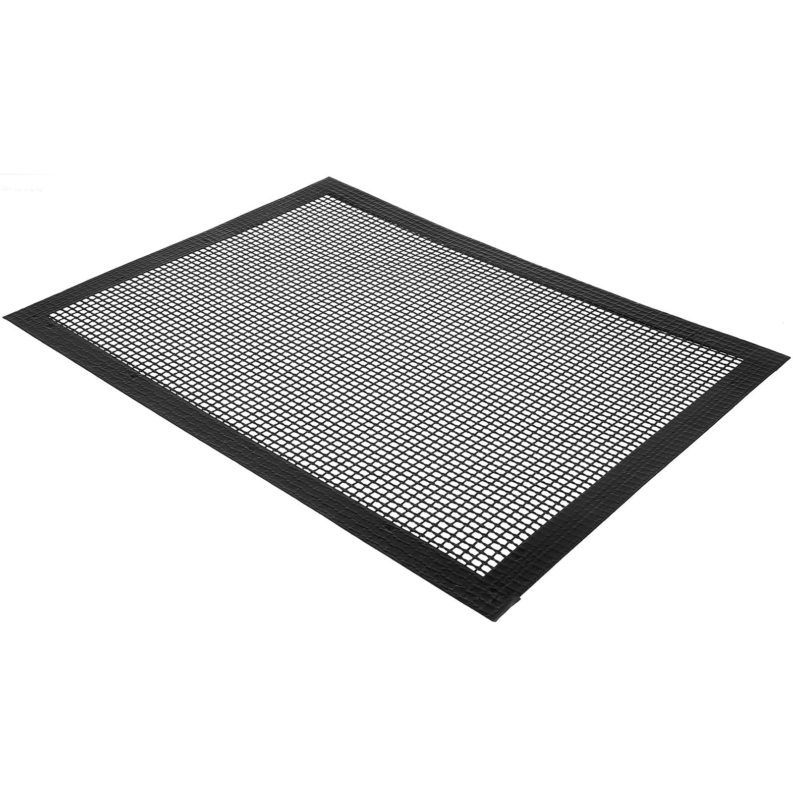 Raindrops Non Stick Barbecue Pad Black Mesh Grill Mat for Gas Charcoal ...