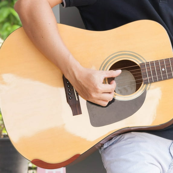 Raindrops Wooden Guitar Armrest Brown Universal Fit Comfortable Grip ...