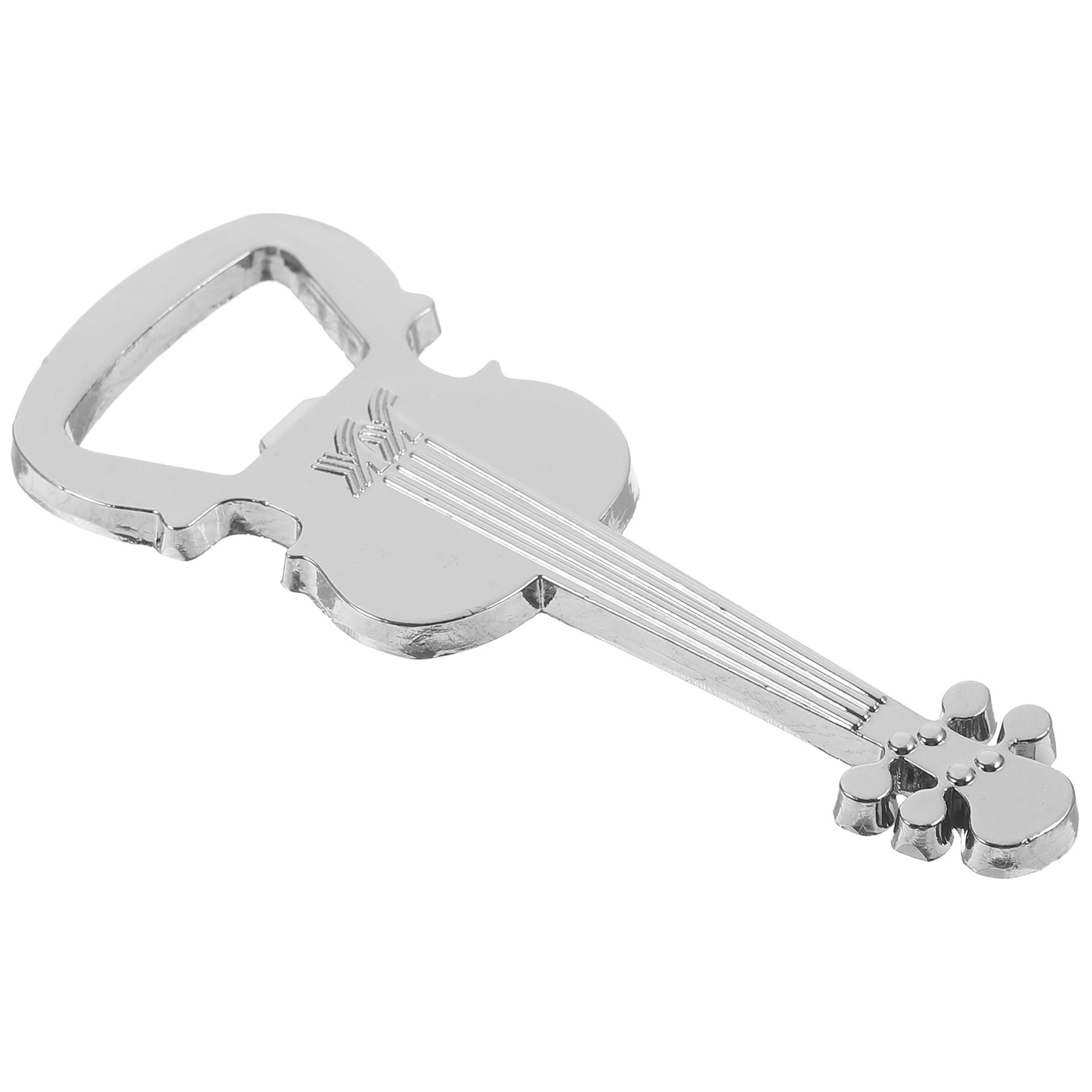 Raindrops Guitar Shaped Bottle Opener Keychain Made of Stainless Steel ...