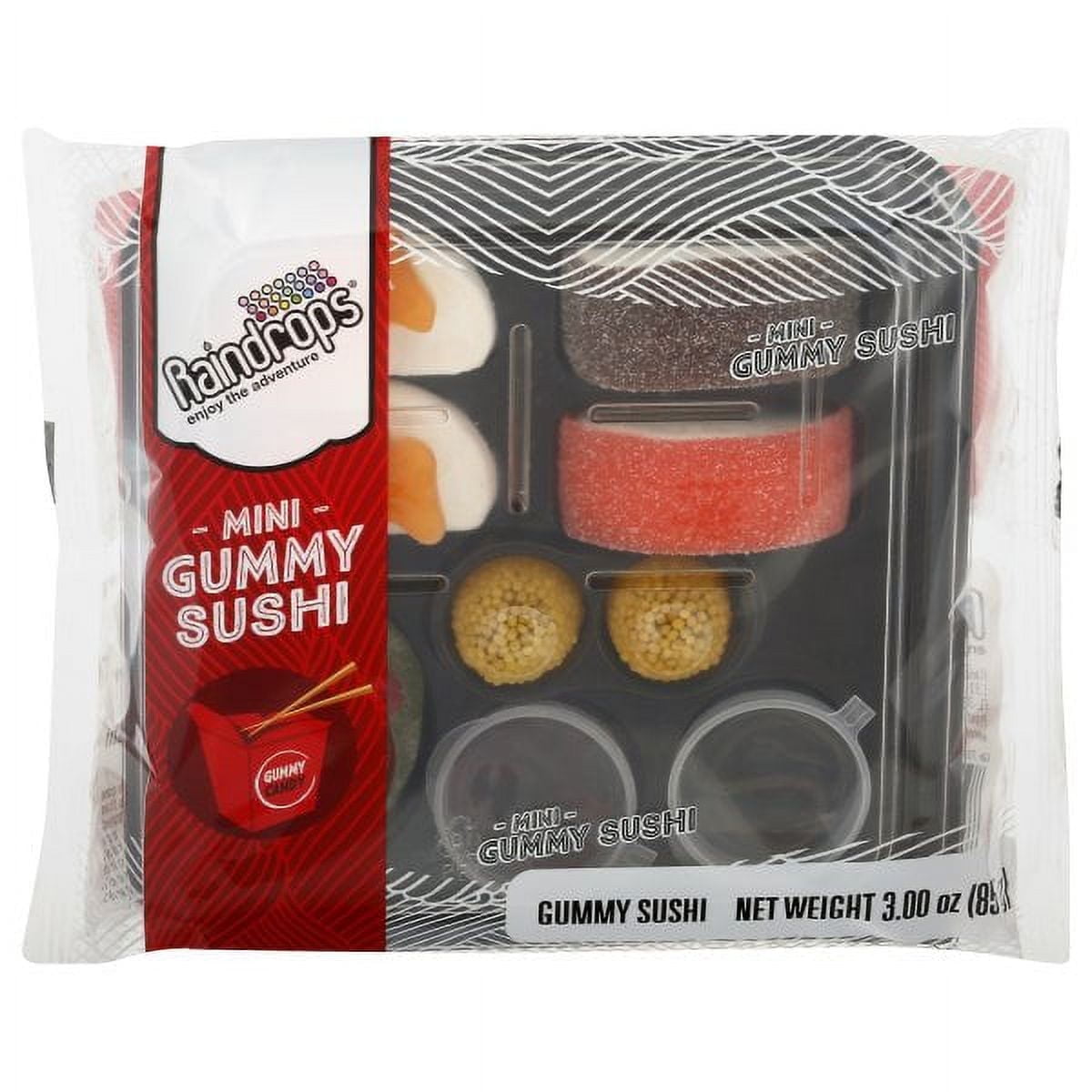 Raindrops Gummy Candy: Mini Sushi Treats for Office Snacks - Walmart ...