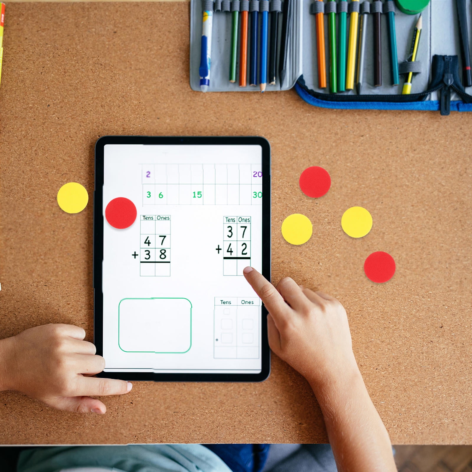 Raindrops HOMEMAXS 200pcs Round Math Counters for Kids Learning ...