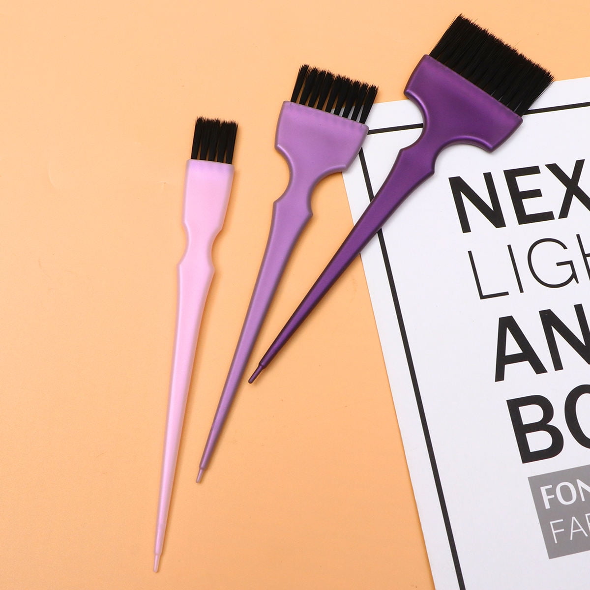 Raindrops Hair Coloring Brushes Multi Use Tint Brushes For Salon 2 Sets ...