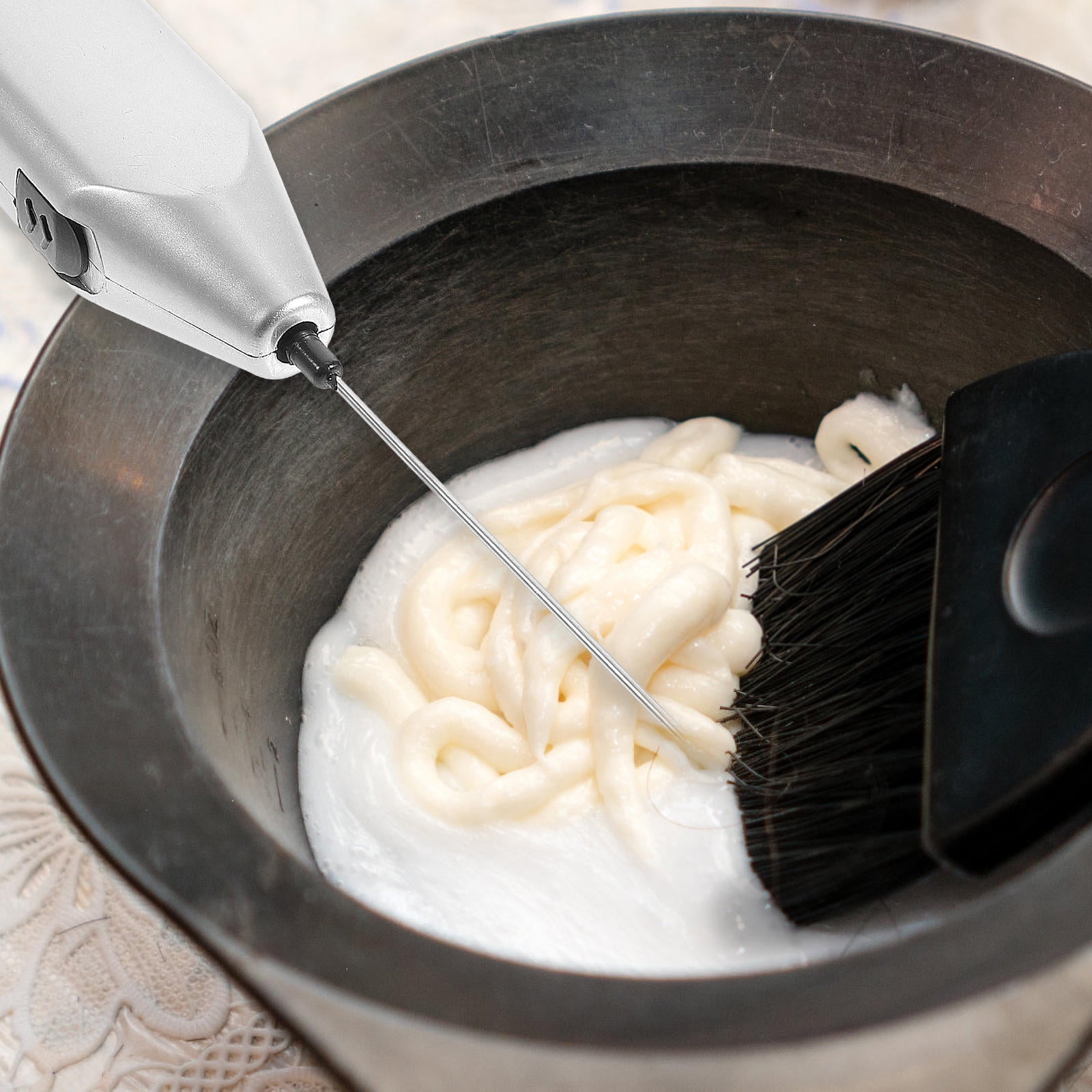 Raindrops Hair Stainless Steel Stirrer Cream Blender Mix Color Mixing ...