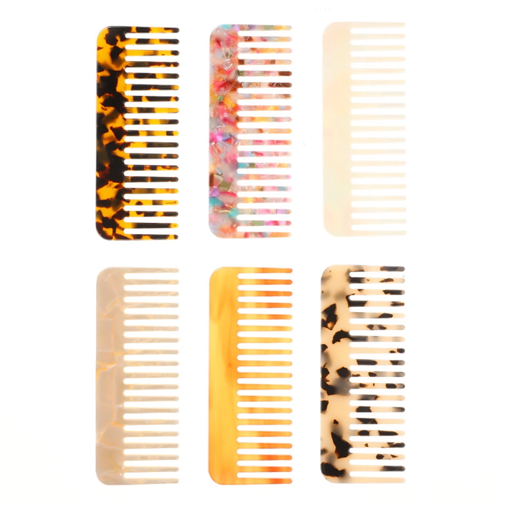 Raindrops Hairstyle Combs 6pcs in Assorted Color for Women with Anti ...