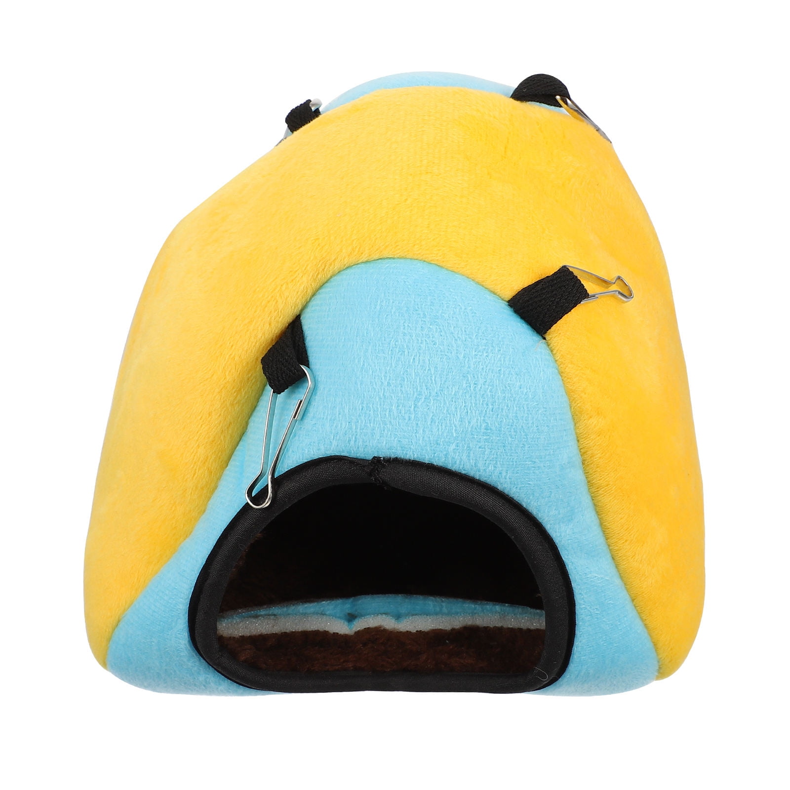 Raindrops Hamster Bed House Yellow Arctic Fleece Pet Warm Cave Durable ...