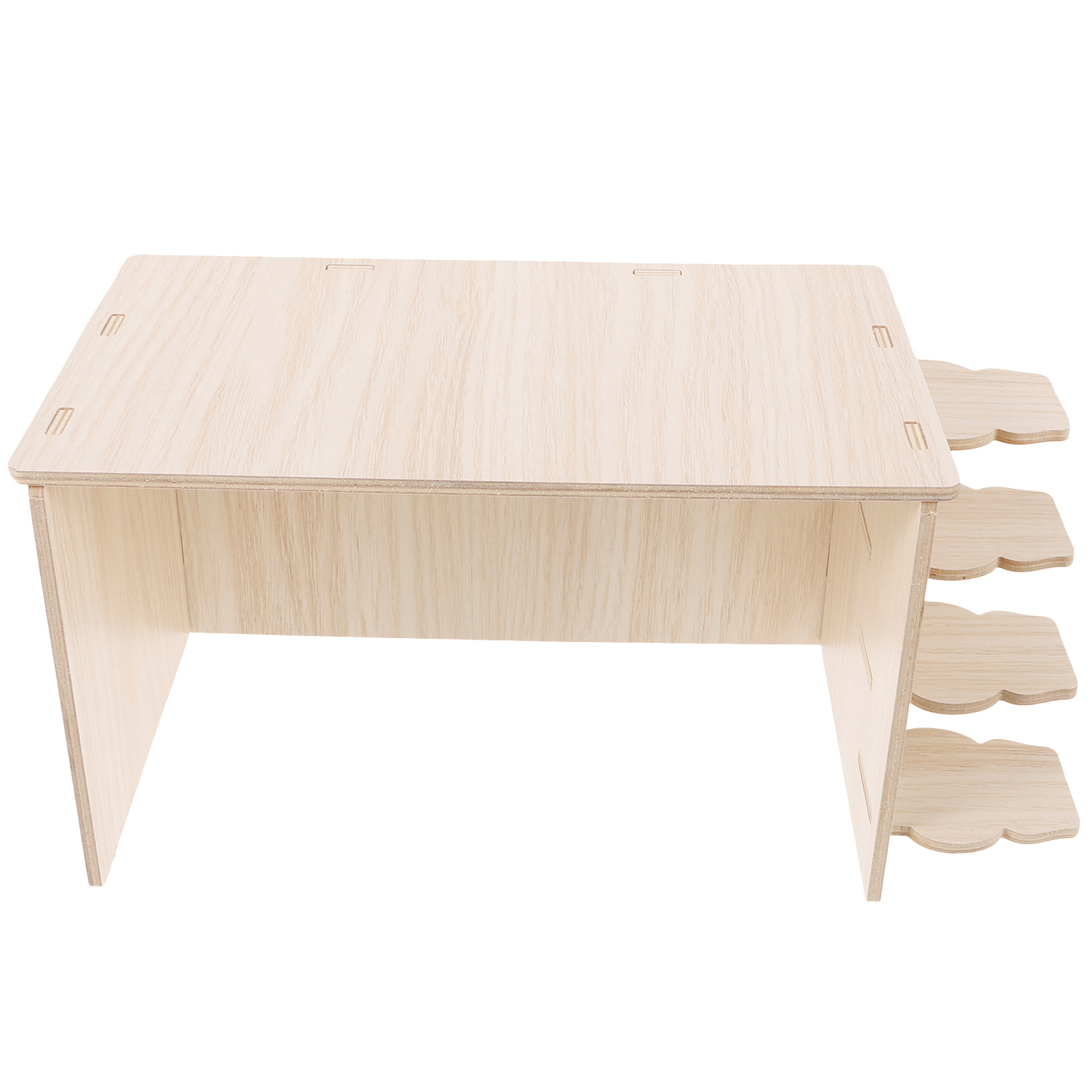 Raindrops Hamster Hideout Rustic Simple Wood Hut Small Animal Wood ...