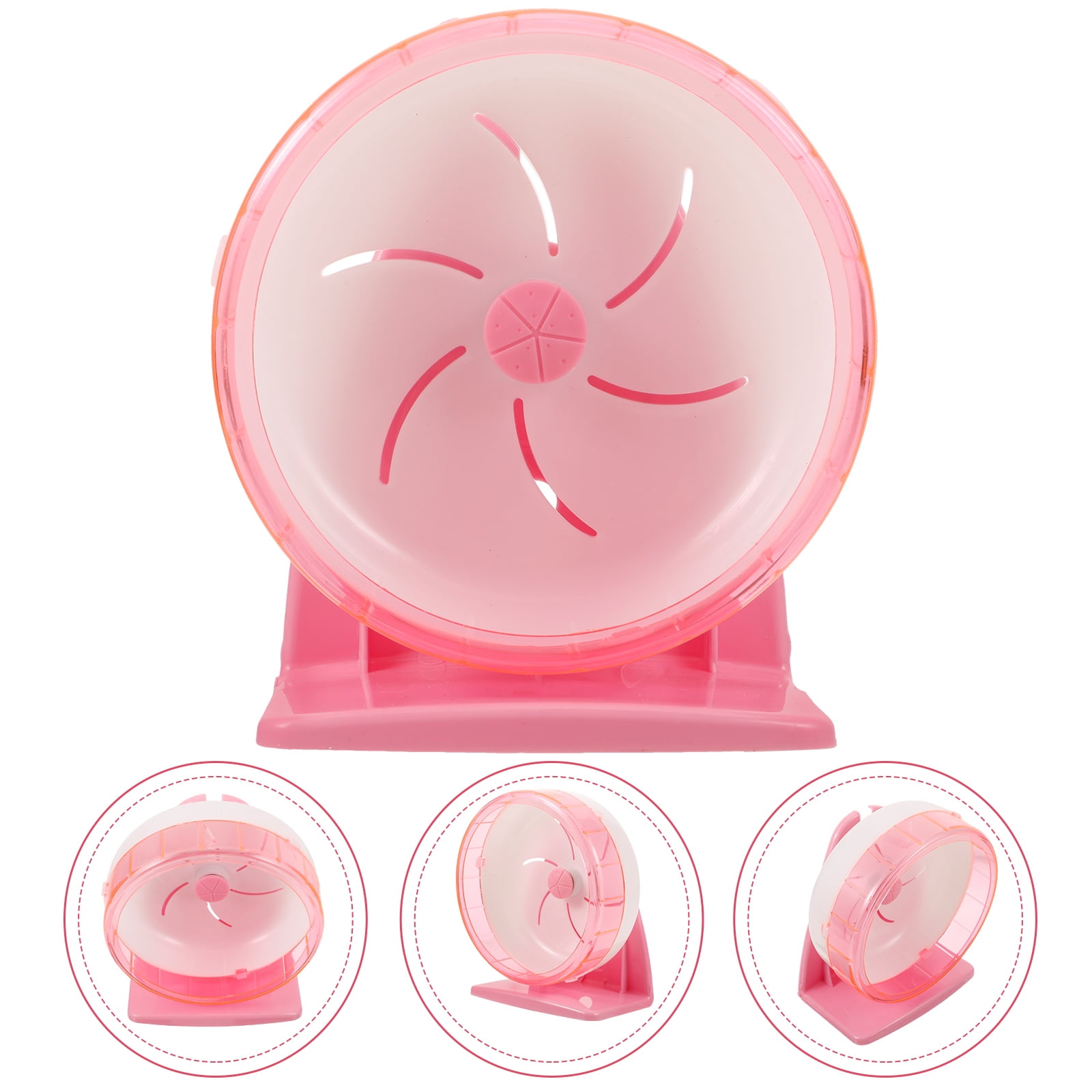 Raindrops Hamster Wheel Toy Mute Runner Plastic Silent Roller Exercise ...