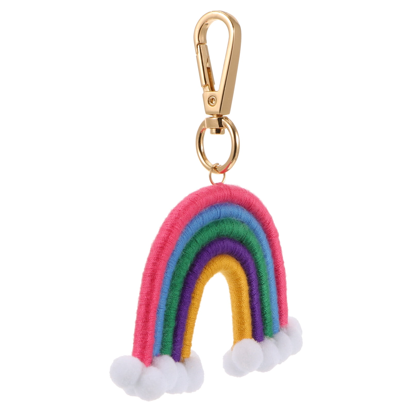 Raindrops Handwoven Cotton Rope Key Ring Pendant for Decoration Use ...