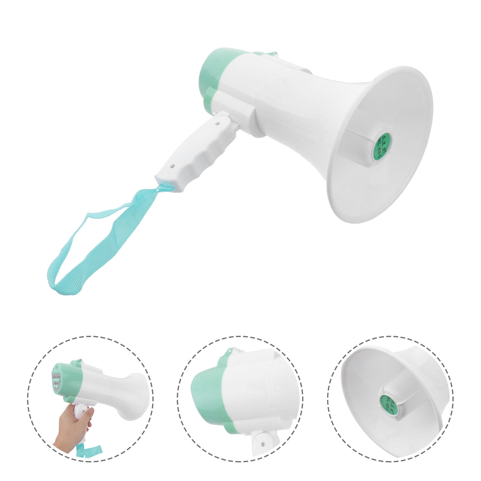 Raindrops Handy Megaphone Hawk Trumpet Lithium Battery Megaphone Tour ...