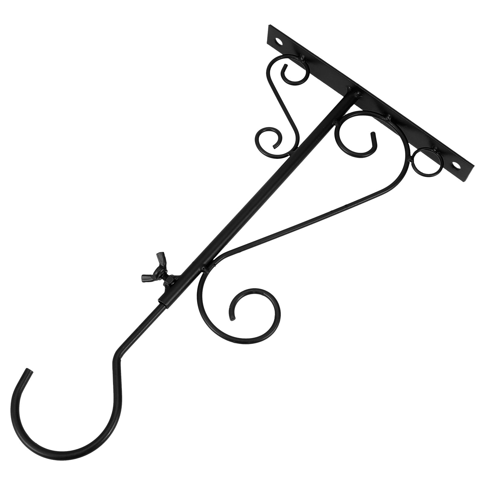 Raindrops Hanging Basket Iron Hanger Retractable Outdoor Garden Wall ...
