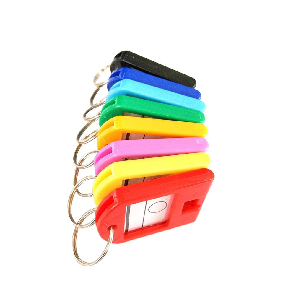 Raindrops Hanging Key Tags 50Pcs Abs Plastic Key Card With Metal Ring ...