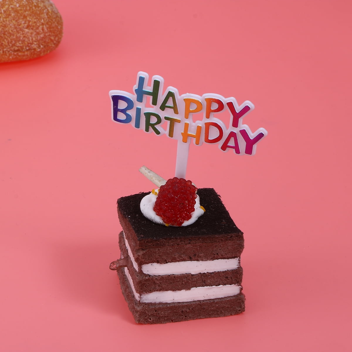 Raindrops Happy Birthday Cake Topper Plastic Cupcake Decorations Multi ...