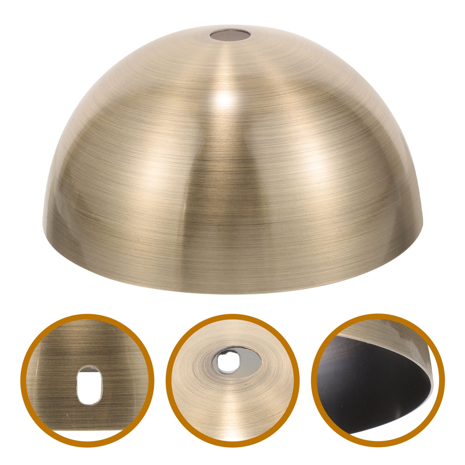 Raindrops Hardware Lamp Cover 1Set Iron Circular Half-round Ceiling ...