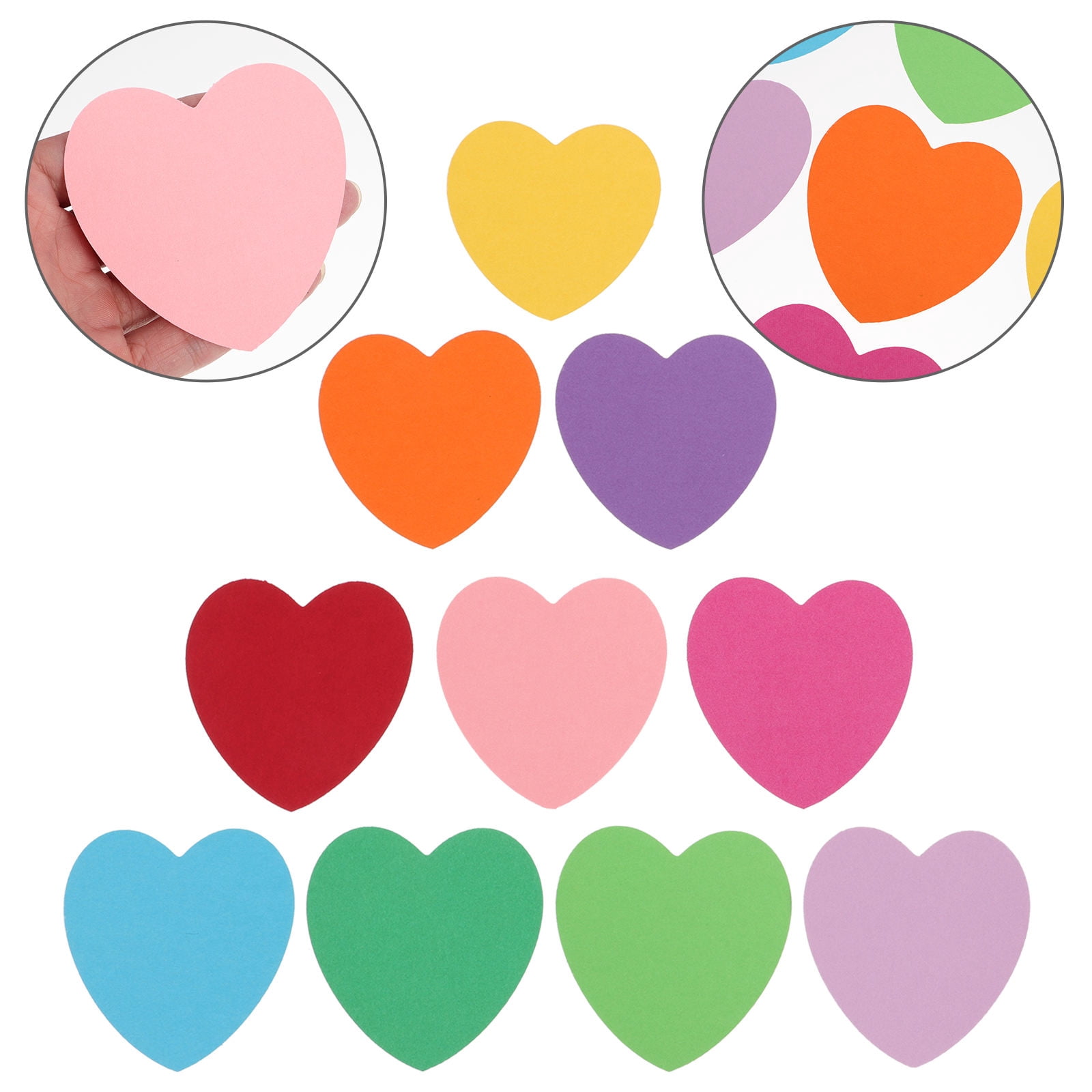 Raindrops Heart Shape Memo Stickers with Adorable Design for Home Use ...