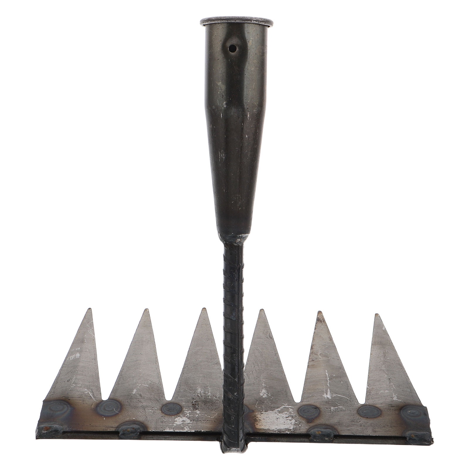 Raindrops Heavy Duty 6-Tooth Garden Rake Planting Flower Rake Reliable ...