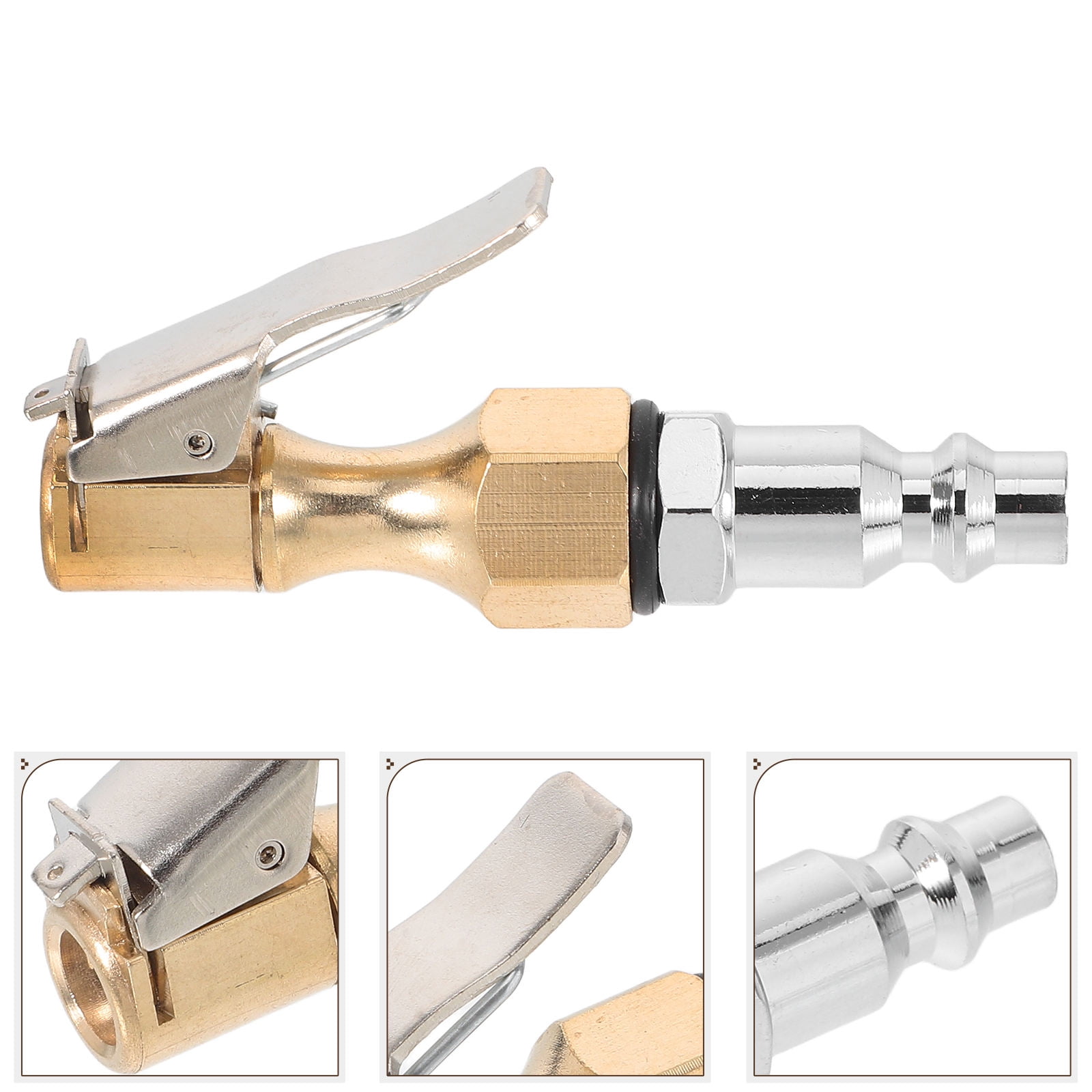 Raindrops Heavy Duty Brass Air Chuck With Locking Clip American ...