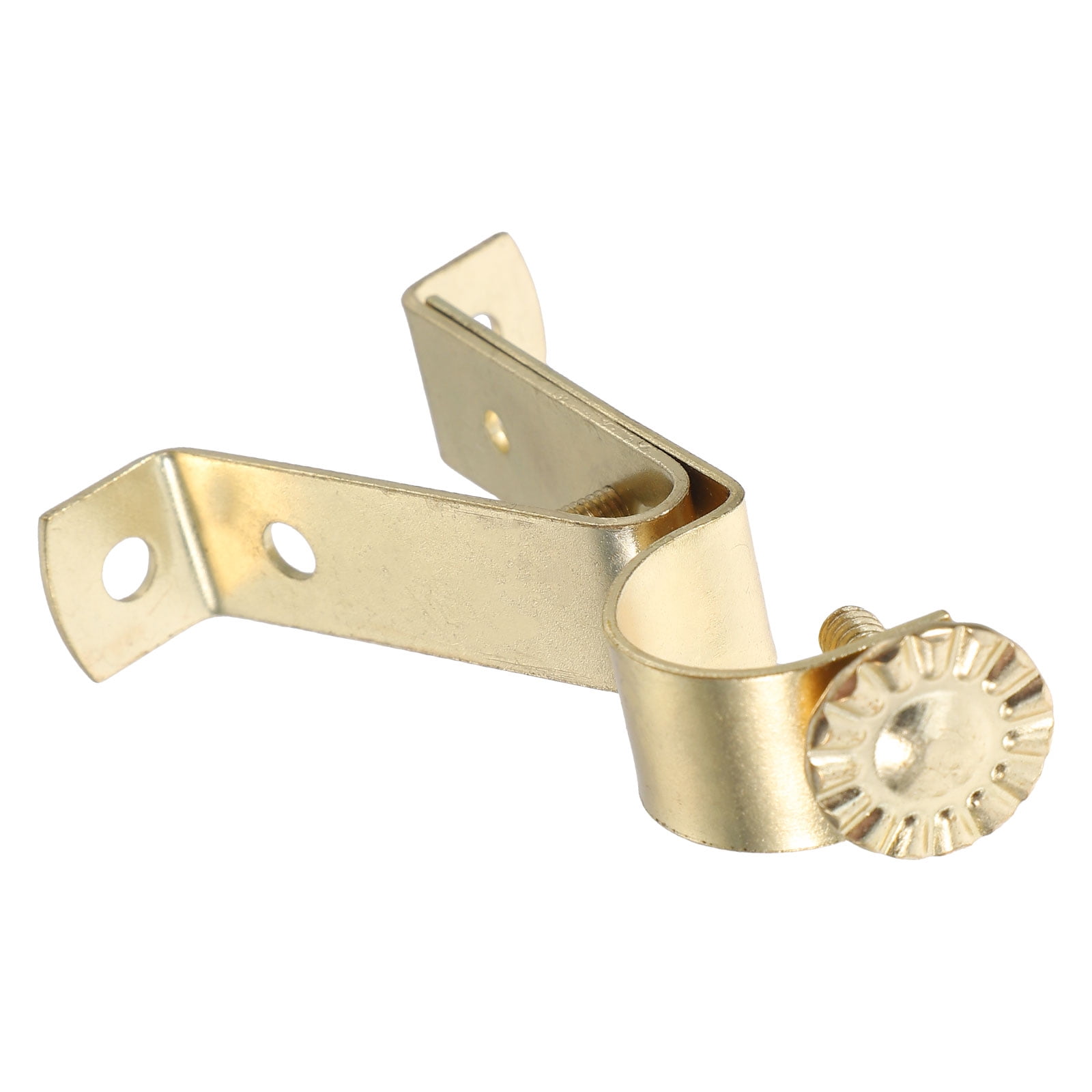 Raindrops Heavy Duty Curtain Rod Bracket Single Curtain Rod Holder ...