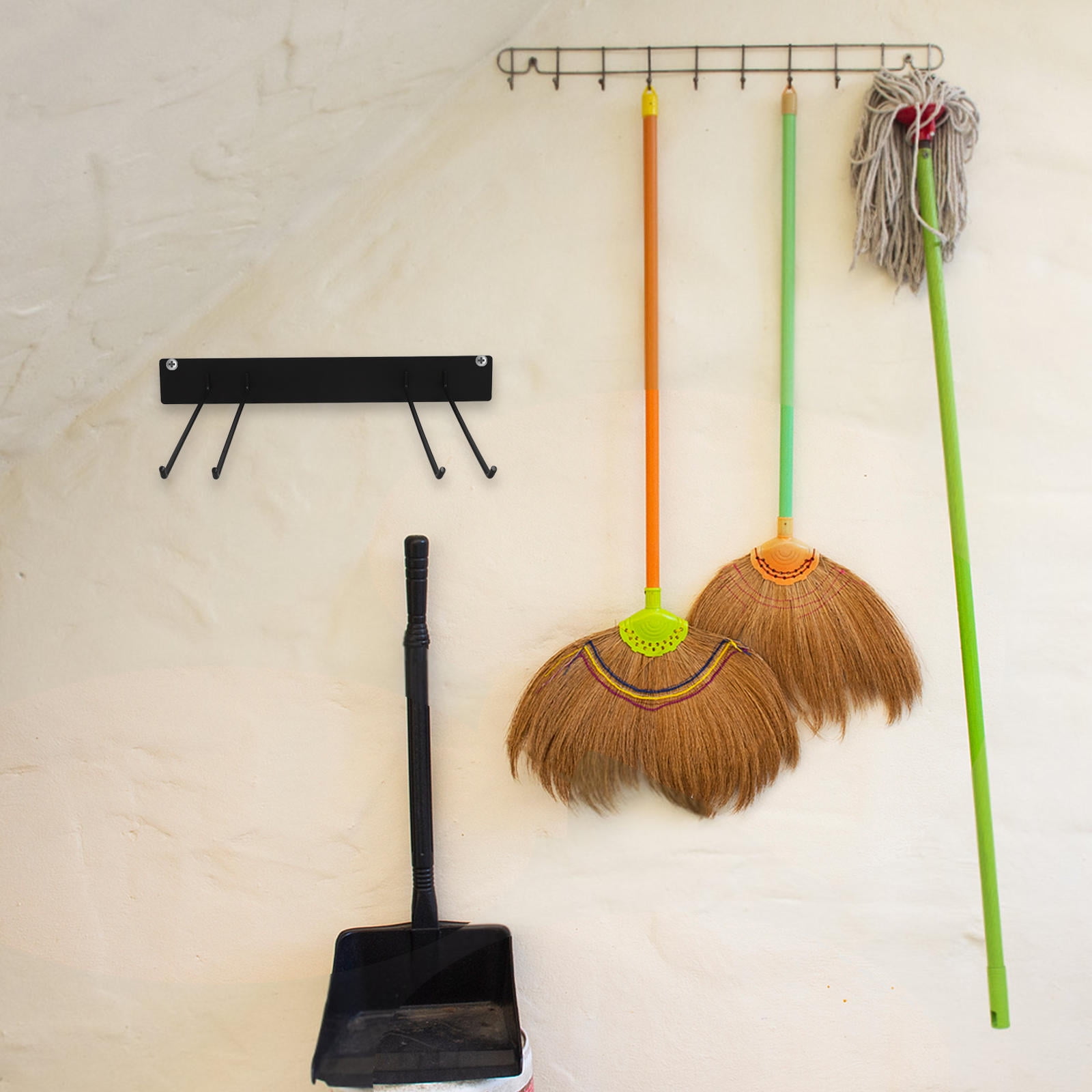 Raindrops Heavy Duty Garden Tool Storage Rack Wall Mount Organizer for ...